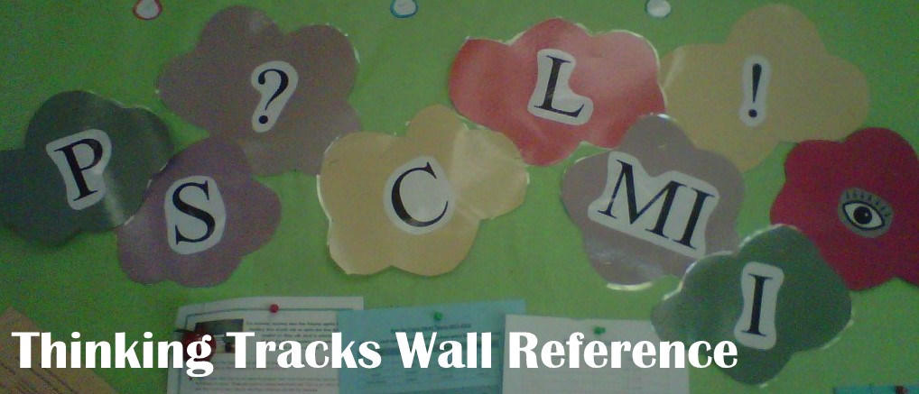 thinking tracks wall - MsJordanReads