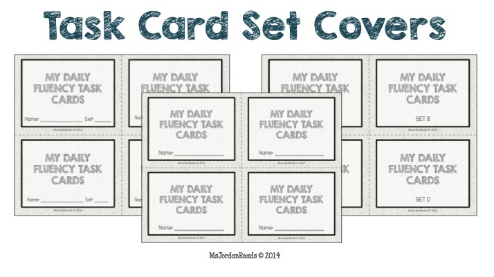 Daily Fluency Task Cards (@MsJordanReads) - MsJordanReads