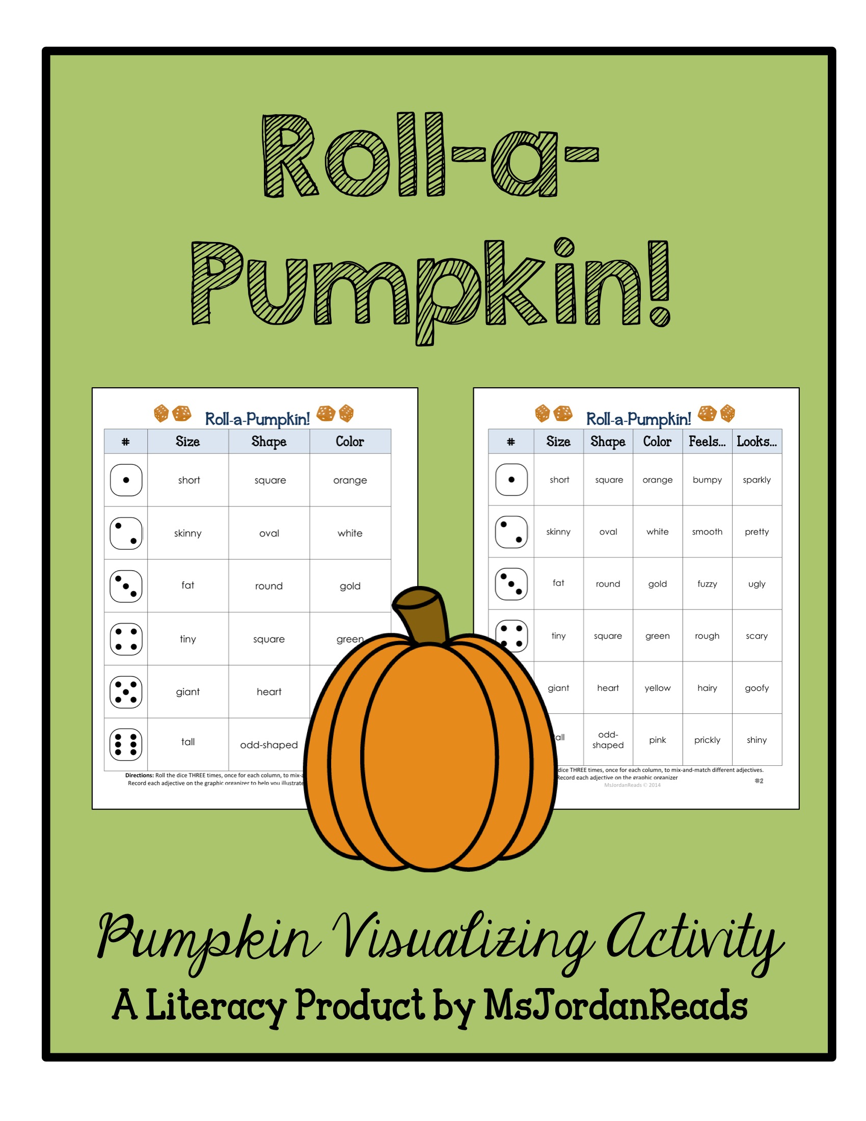 Roll-a-Pumpkin (@MsJordanReads) - MsJordanReads