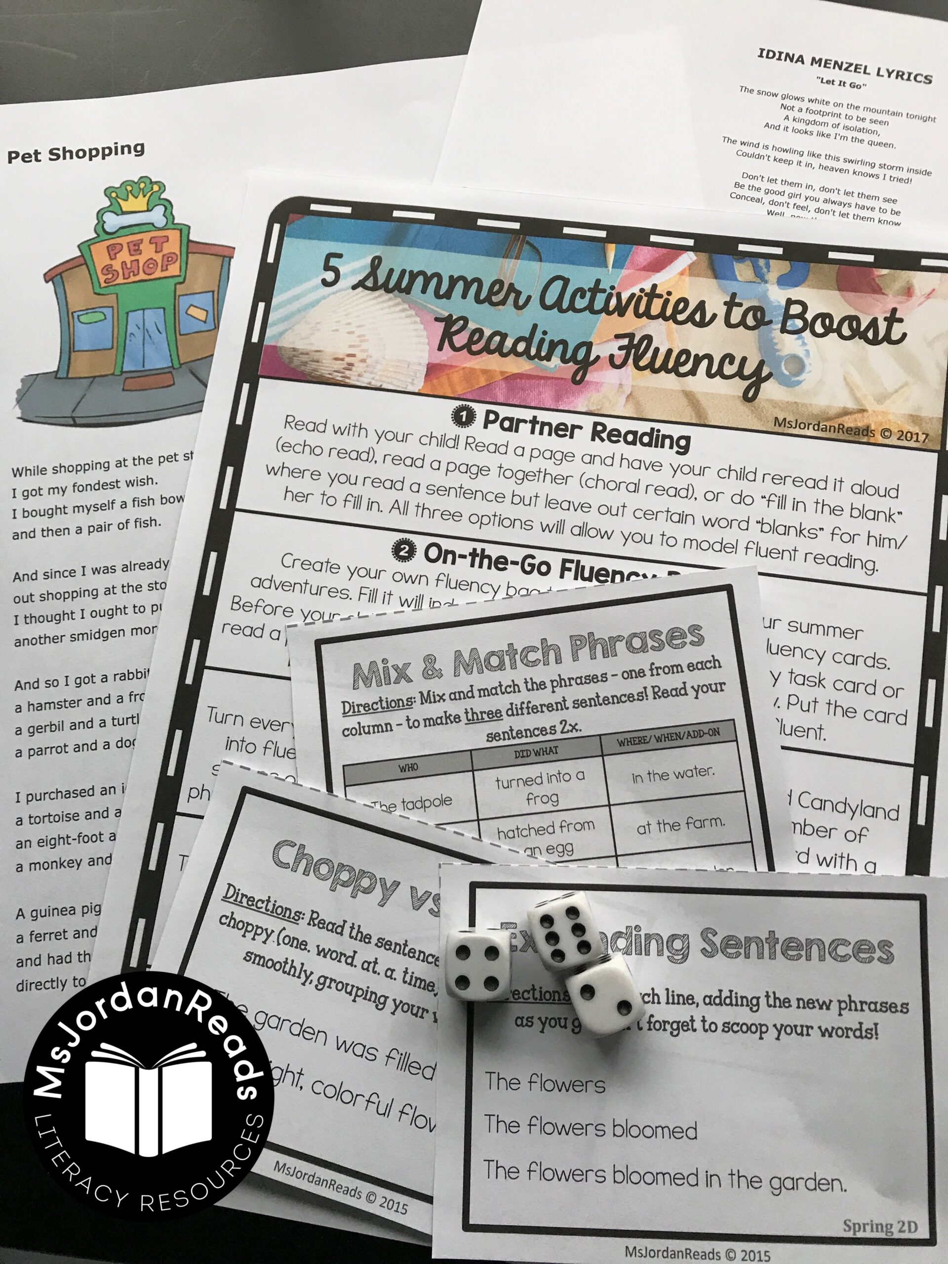 Summer Activities to Boost Fluency - MsJordanReads