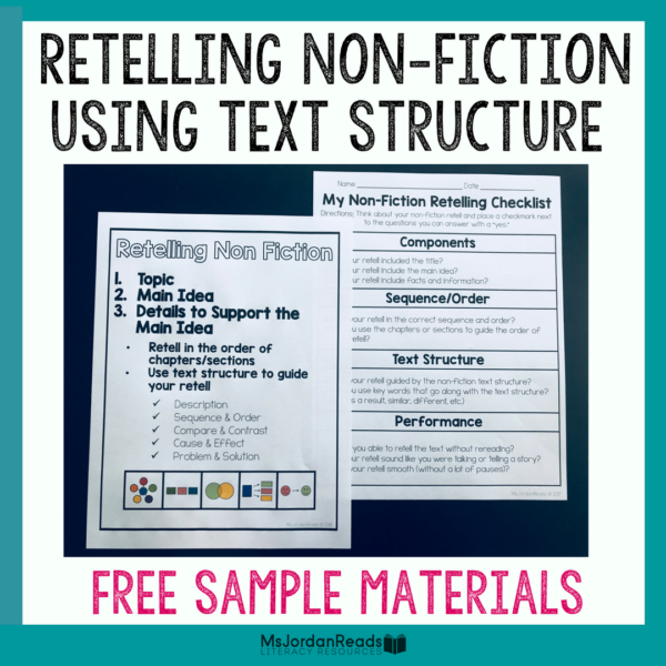 Retelling Non-Fiction Using Text Structure - MsJordanReads