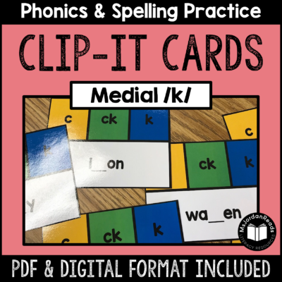 Clip-It Cards for Phonics and Spelling- Bundle - MsJordanReads