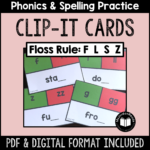 Clip-It Cards for Phonics and Spelling- Bundle - MsJordanReads