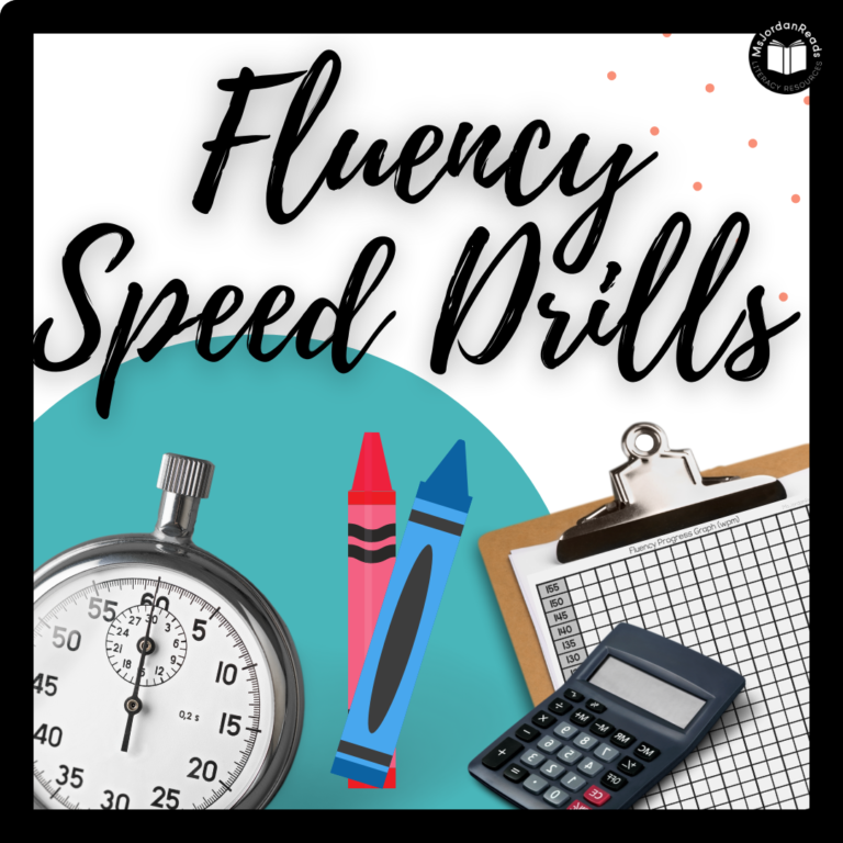 Fluency Speed Drill Packet - MsJordanReads