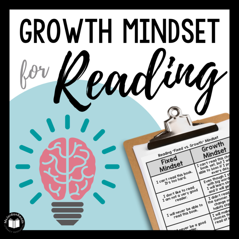 Growth Mindset for Reading - MsJordanReads