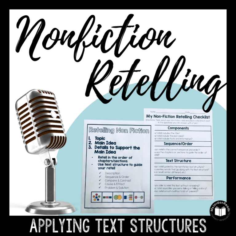Retelling Non-Fiction Using Text Structure - MsJordanReads