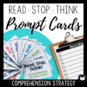 Read, Stop, Think - Active Reading Comprehension Cards - MsJordanReads