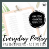 Partner Poems + Activities | Everyday Poetry Bundle - MsJordanReads