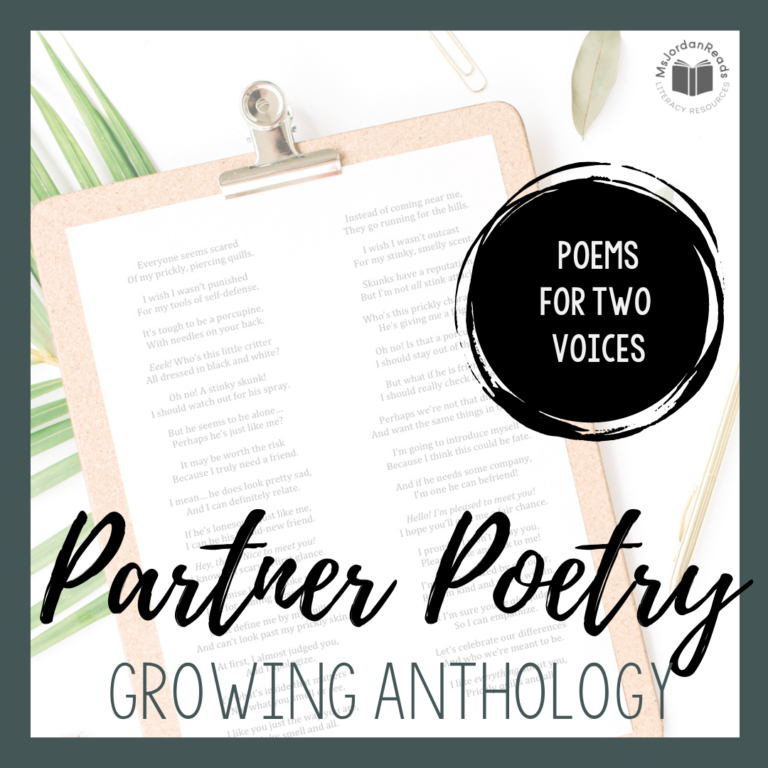Partner Poetry | Anthology Collection | Poems for Two Voices ...