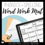 Phonics & Spelling Word Work Mat | PDF, Distance Learning & Google ...