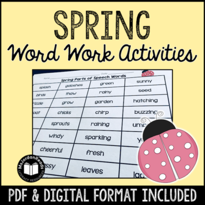 Spring Word Work & Literacy Activities | Print & Digital | Google ...