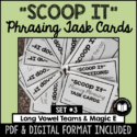 "Scoop It" Phrasing Task Cards - The Complete Bundle - Printable and ...