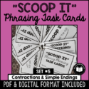 "Scoop It" Phrasing Task Cards - The Complete Bundle - Printable and ...