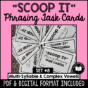 "Scoop It" Phrasing Task Cards - The Complete Bundle - Printable and ...