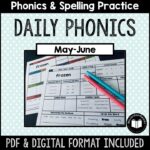 Daily Phonics Word Work | May-June | PRINT + DIGITAL | Google™ Slides ...