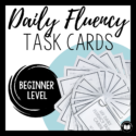 Daily Fluency Task Cards | Multi-Level Bundle | PRINT + DIGITAL ...