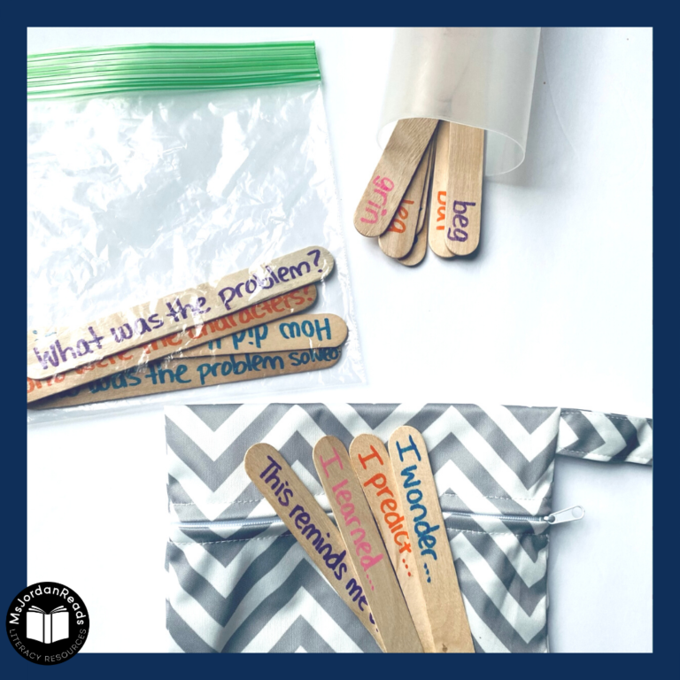 5 Ways to Use Popsicle Sticks in Small Reading Groups - MsJordanReads