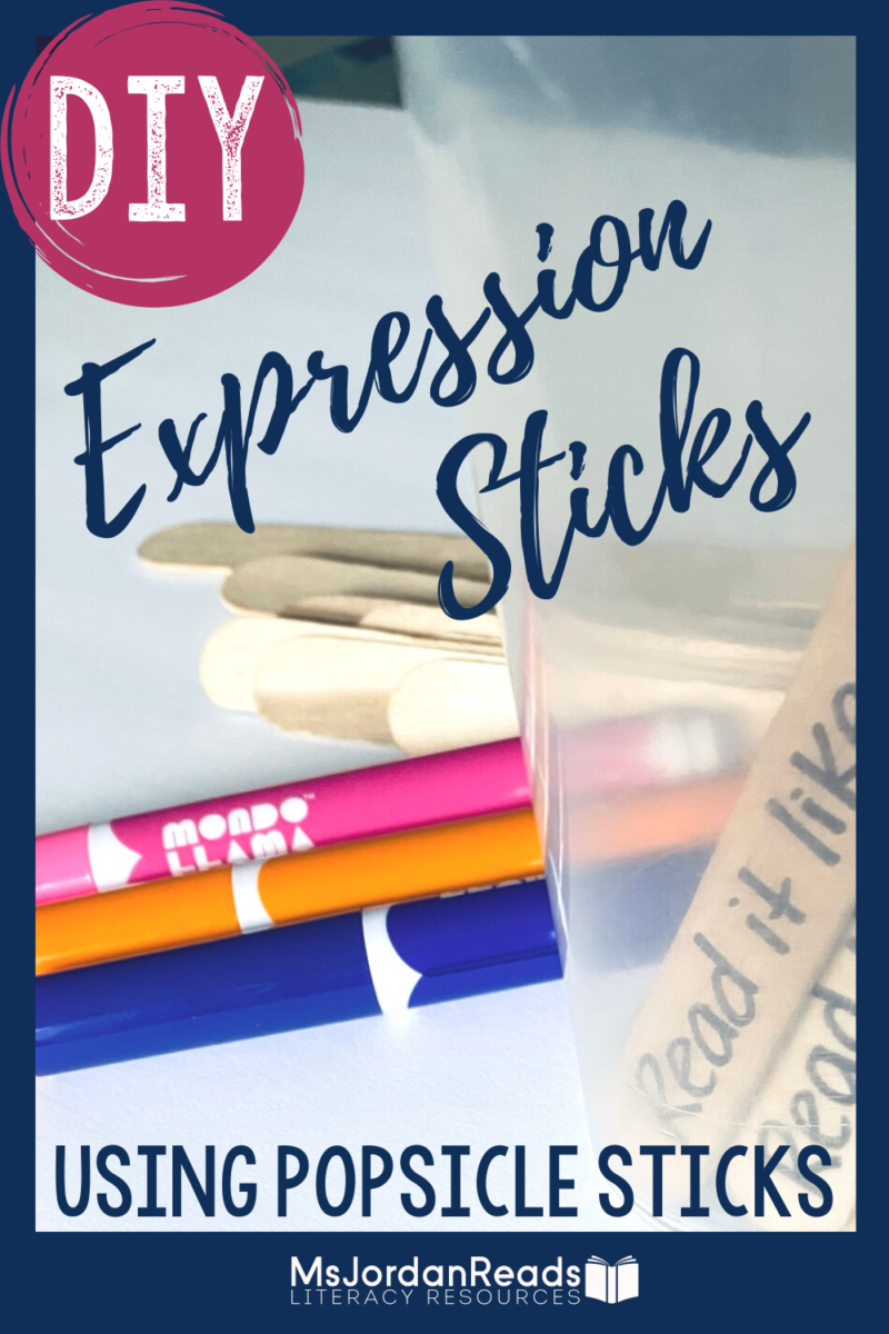 Add Fluency Fun to Your Literacy Centers with DIY Expression Sticks ...