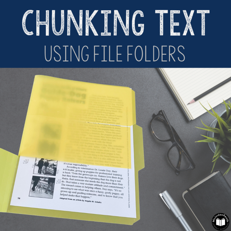 3 Ways to Chunk Text to Support Reading Comprehension - MsJordanReads