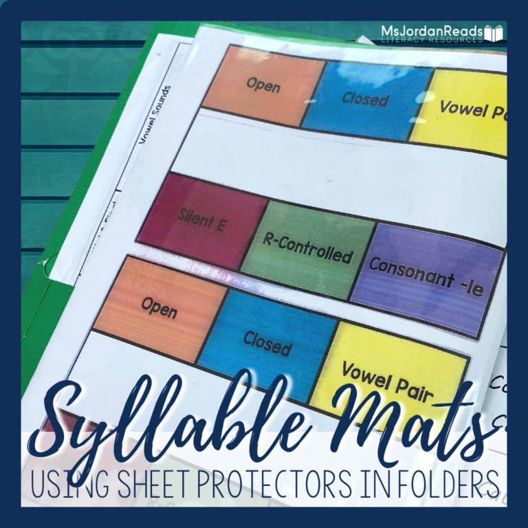 Teaching Syllable Types to Help Students Decode Challenging Words ...