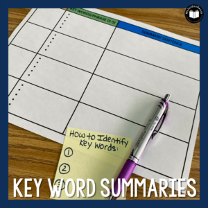 Using Key Word Summaries to Identify Important Information in a Text ...