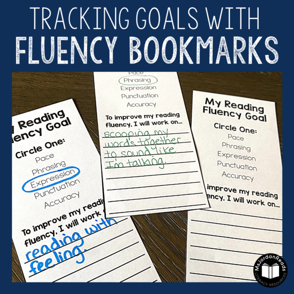 How To Track Weekly Reading Fluency Goals with Fluency Bookmarks ...
