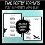 Phonics Poems: Short Vowel Fluency + Poetry Word Hunt - MsJordanReads
